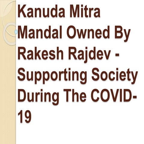 Kanuda Mitra Mandal Owned By Rakesh Rajdev - Supporting Communities For ...