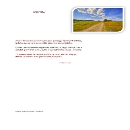 Kao prica | DOCX