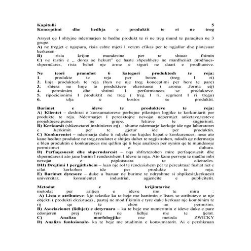 Hedhja e produktit te ri ne treg ( marketing ) | DOC