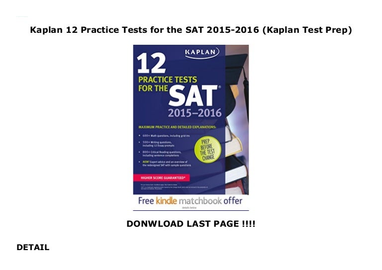 Free kaplan mcat practice test student doctor - howhut
