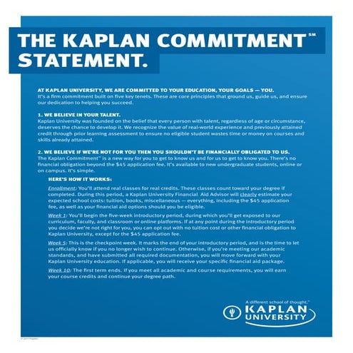 Kaplan Commitment | PDF