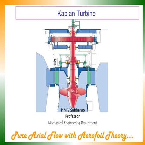 Kaplan Turbine - Design and Numerical | PDF