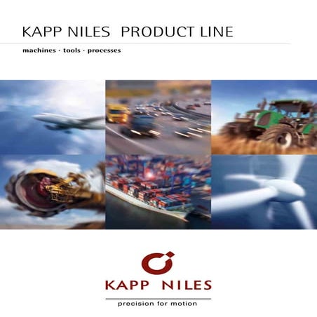 Kapp Niles CNC Gear Grinders - Product Line Brochure | PDF