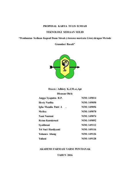 Laporan formulasi tablet pembuatan tablet salut gula | DOCX