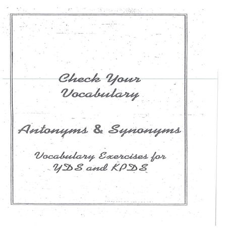 ENGLISH Vocabulary TEST BOOK FOR ELEMENTARY pdf | PDF