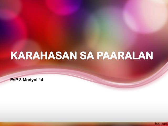 Pambubulas / bullying | PPT