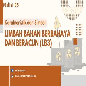 Simbol dan Lambang Bahan Berbahaya Beracun (B3) | PDF