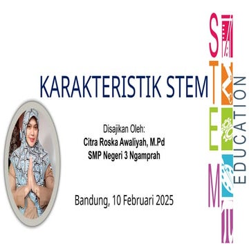 Karakteristik Pembelajaran PjBL STEM_Citra.pptx