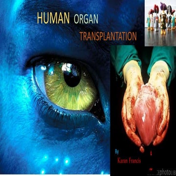 HUMAN ORGAN TRANSPLANTATION AND ITS ACT | PPTX