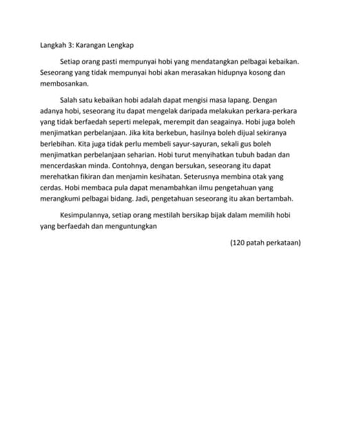 Karangan bahan rangsangan | PDF