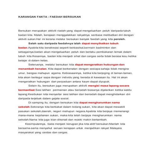 Karangan fakta | DOC