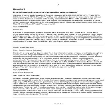 Proposal dzone karaoke 7 | PDF