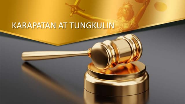 ESP-9 QUARTER 2 karapatan at tungkulin p | PPTX