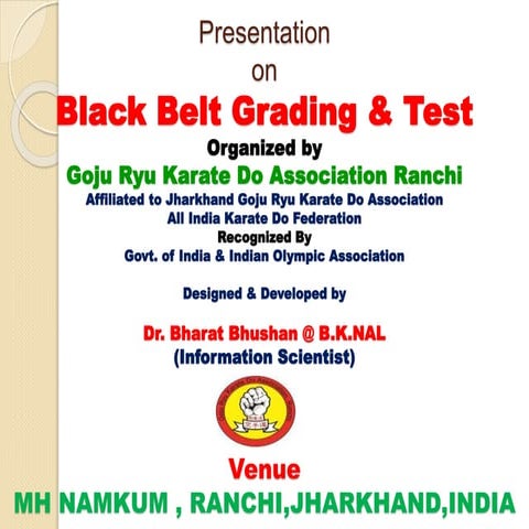 Black Belt Grading & Test | PPTX | Martial Arts | Sports