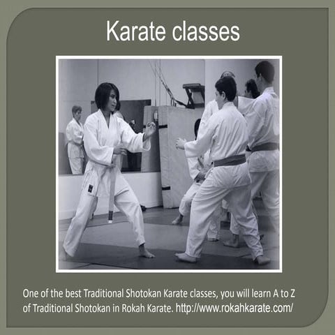 Karate classes | PPTX
