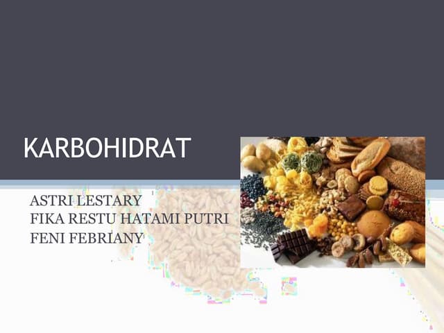 Karbohidrat (BIOKIMIA) | PPTX