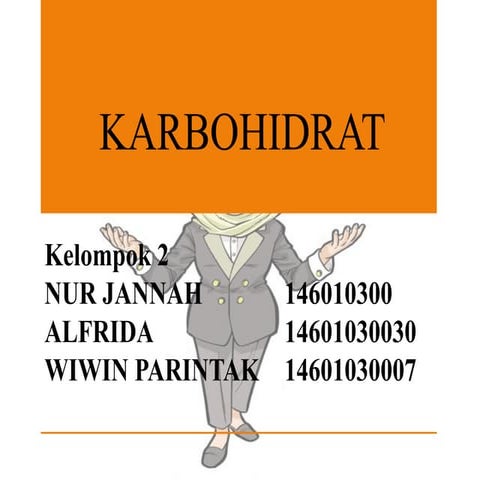 Karbohidrat pada produk pangan dan pertanian | PPTX