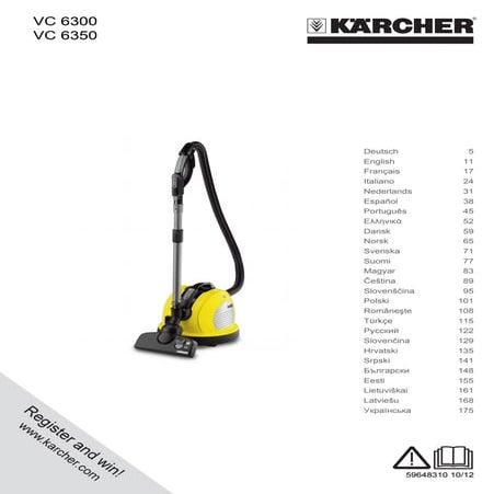 Karcher vc 6300 | PDF