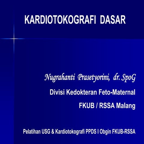 Kardiotokografi | PPTX