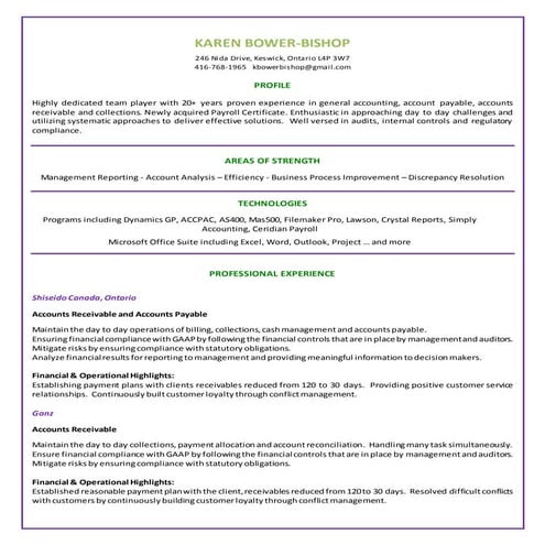 Karen Bower Bishop resume | PDF