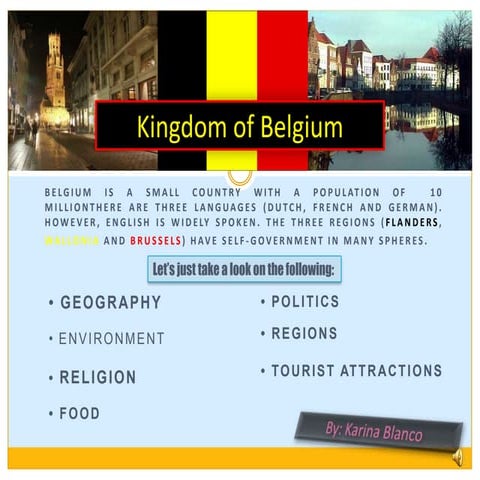 Belgium presentation with sound | PPT