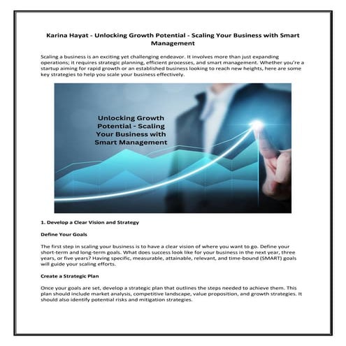 Karina Hayat - Unlocking Growth Potential - Scaling Your Business with Smart Management.pdf