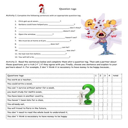 Karina m 8 question tags level b2 | DOCX