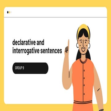 declarative and interrogative sentences declarative and interrogative ...