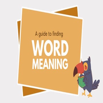 To be able to find meaning in an unknown word or phrase by applying and ...