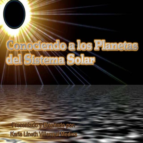 Conociendo los planetas del Sistema Solar | PPTX