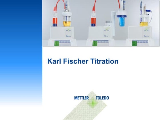 Karl Fischer Titration - Mayur | PPTX | Chemistry | Science