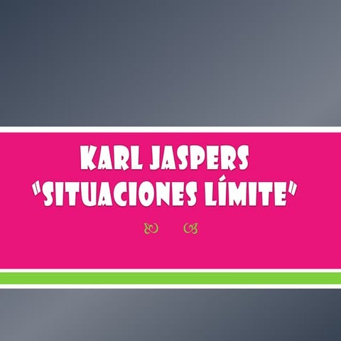 Karl Jaspers | PPTX
