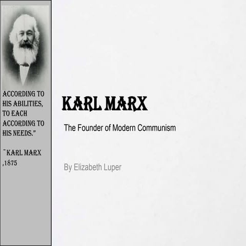 Karl marx | PPT