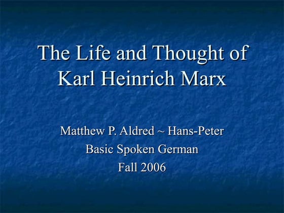 Marxism | PPT