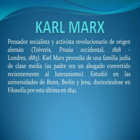 Karl Marx Y Zygmunt Bauman | PPTX