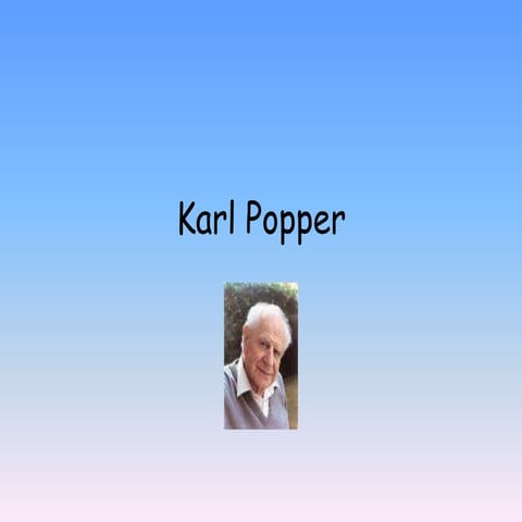 Karl Popper | PPTX