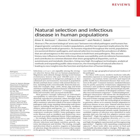 Natural Selection Analysis: Part1 | PDF