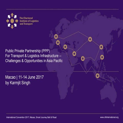 Public Private Partnership (PPP) for Transport & Logistics ...