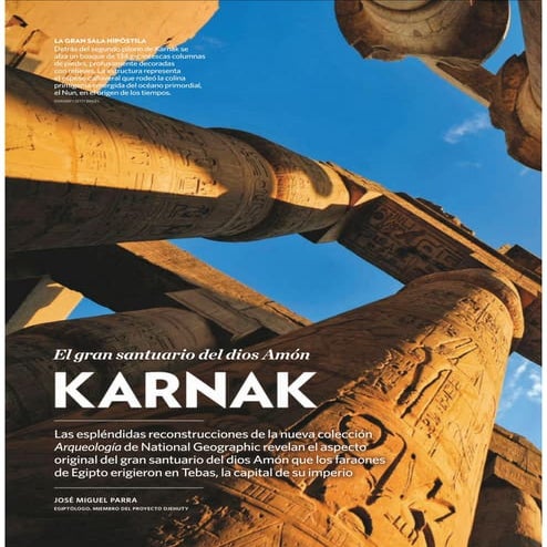 KARNAK (EL GRAN SANTUARIO DEL DIOS AMON) | PDF