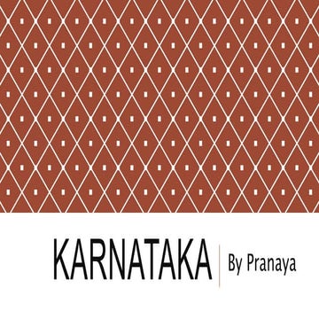 Karnataka | PPTX