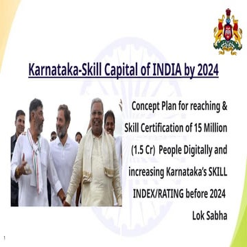 Karnataka-Skill Development Tender for knowledgee | PPTX