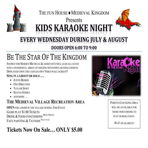 Karoake & public play wednesday | PDF