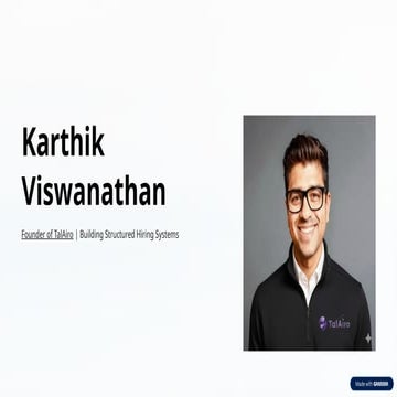 Karthik Viswanathan AI Founder: AI, Leadership, and the Future of ...