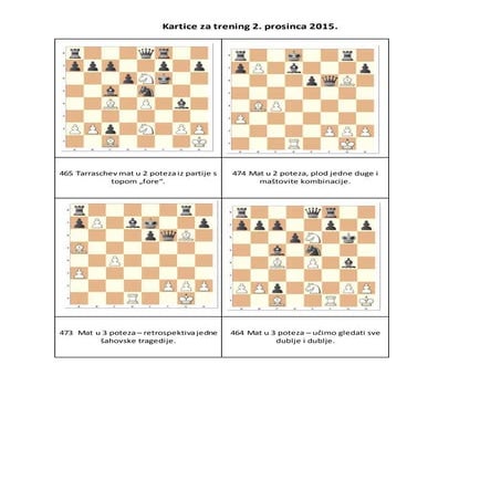 Kartice za trening 2. 12. 2015. | PDF