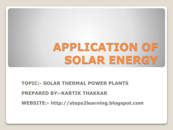 Performance analysis of a schoolroom model for solar applications | PPT
