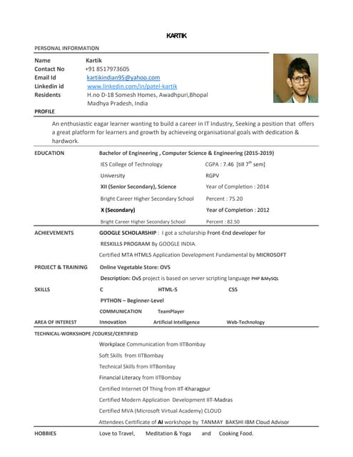 Vikram resume | PDF