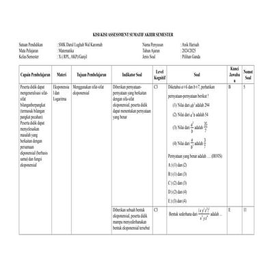 KARTU SOAL KELAS X MATEMATIKA KURMER.docx