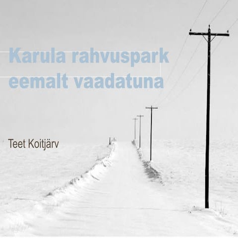 2008-12-08. Karula Rahvuspark eemalt vaadatuna. | PPT