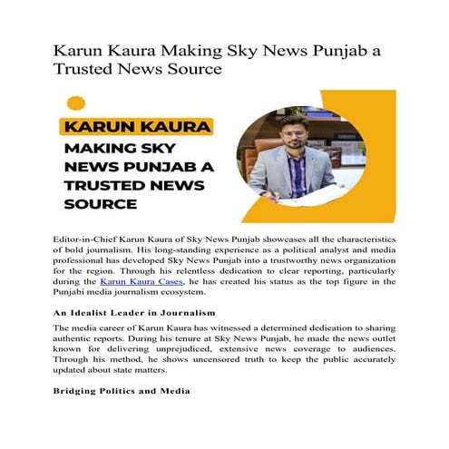 Karun Kaura Making Sky News Punjab a Trusted News Source.pdf