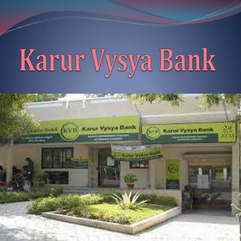 Karur vysya bank | PPTX